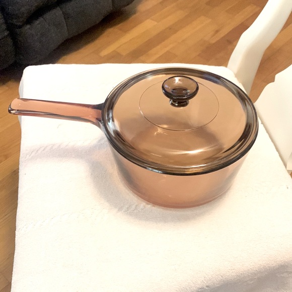 Kitchen | Vintage Vision Ware Pot With Pyrex Lid | Poshmark